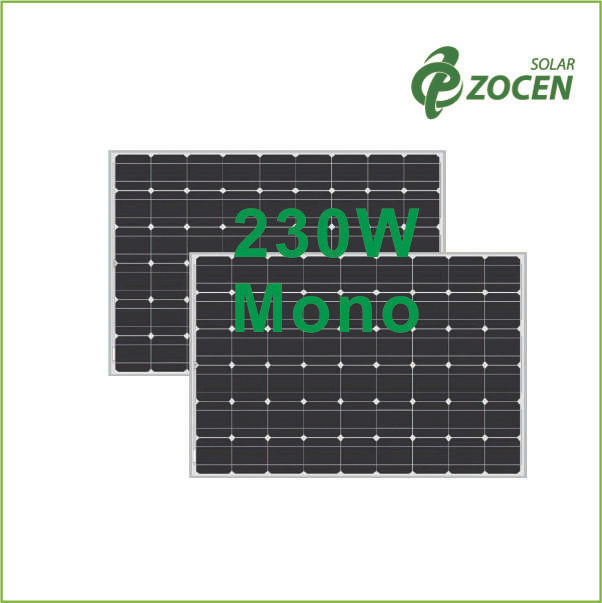 235W Solar Panels with 60pcs 6inch Monocrystalline Cells , 36V Output ...